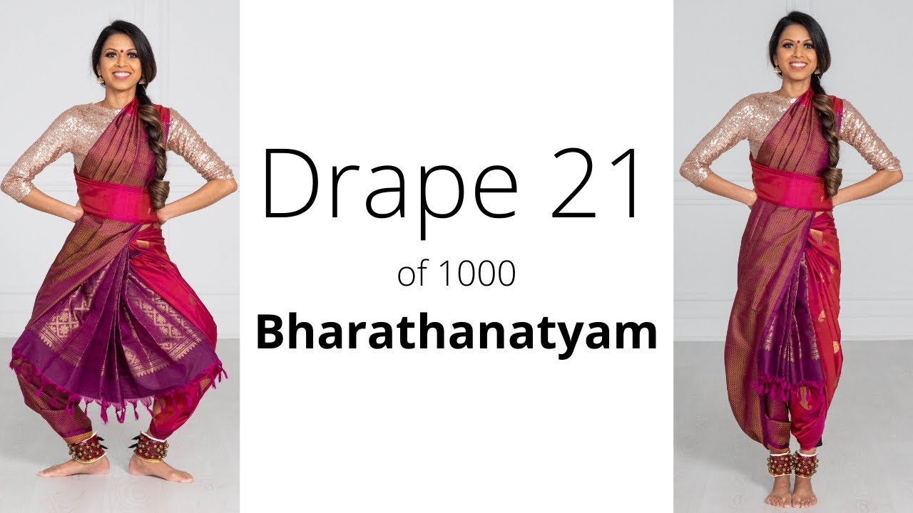 2025 Guide: How To Drape A Saree | The Bharathanatyam Drape– TiaBhuva.com