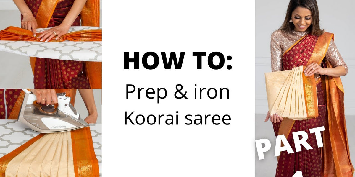 Bridal Guide 2025: How to Prep and Iron Your Koorai Saree for the Big ...