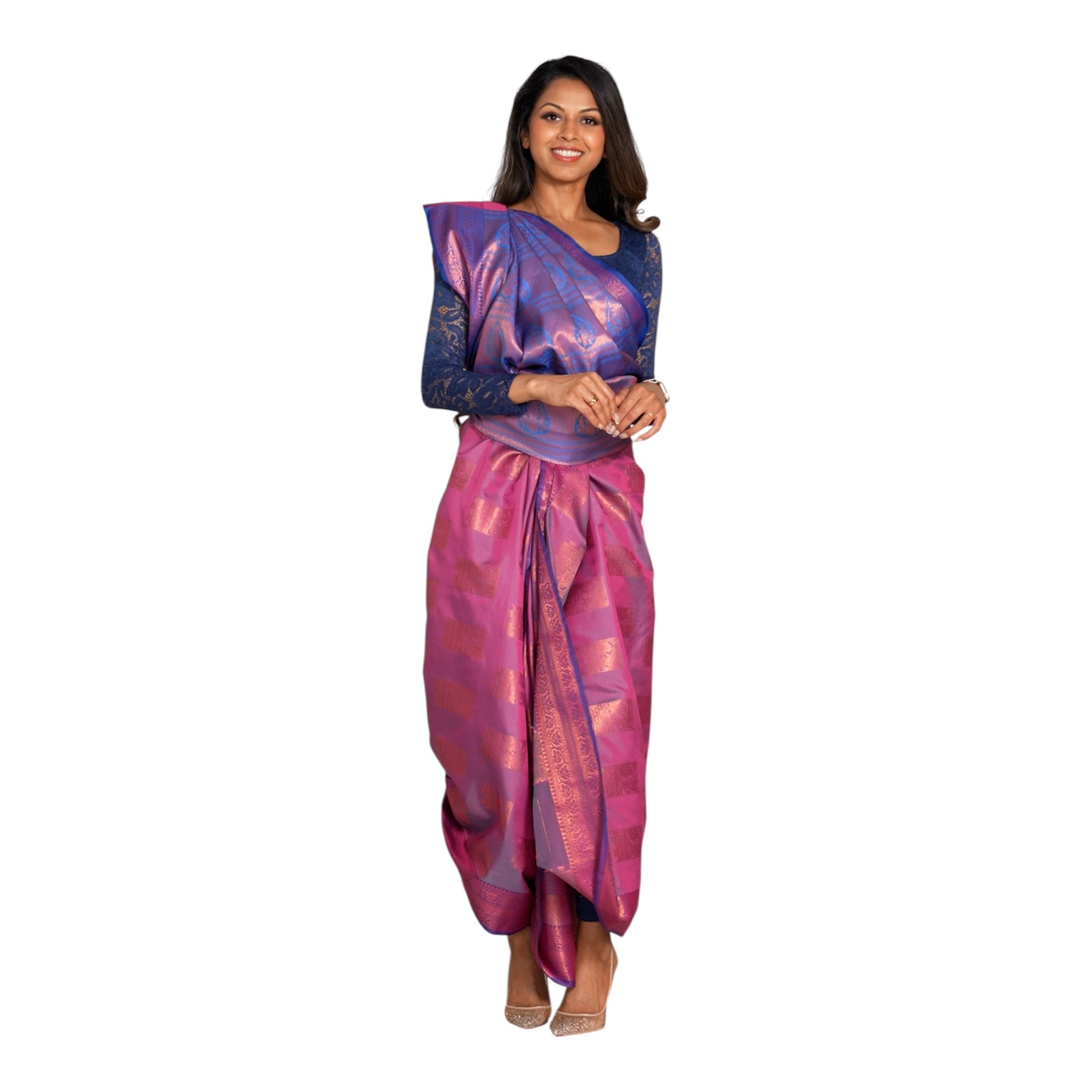 Studio Sample 5 Semi Silk Saree – TiaBhuva.com